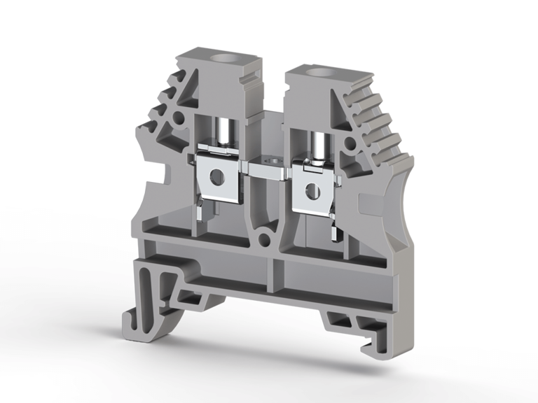 Bornera para riel 4mm (awg 26-10) - Equipo eléctrico industrial - Guatemala